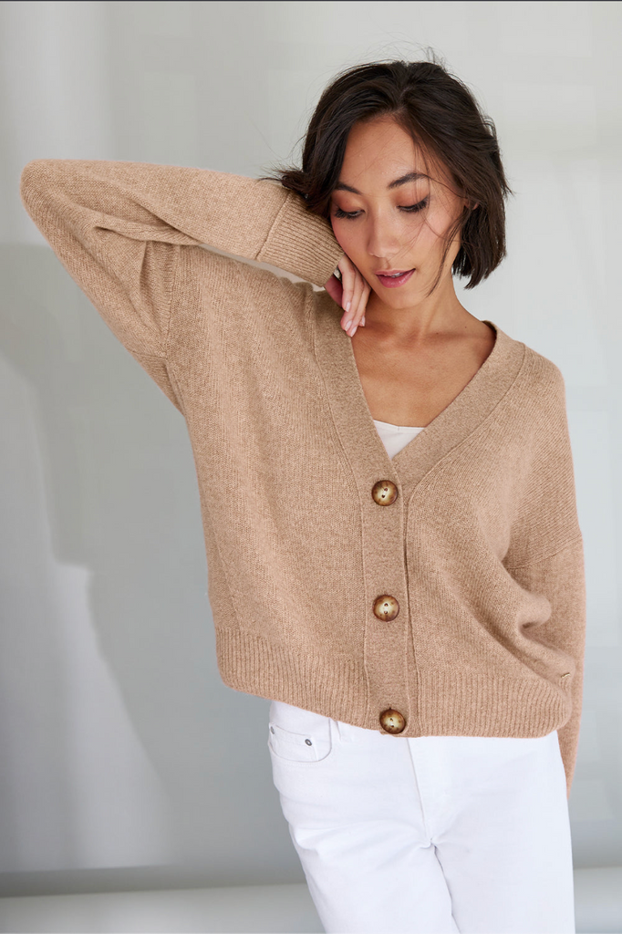 Mia Fratino ~ Cashmere Thea Button Cardi – Est Australia Pty Ltd