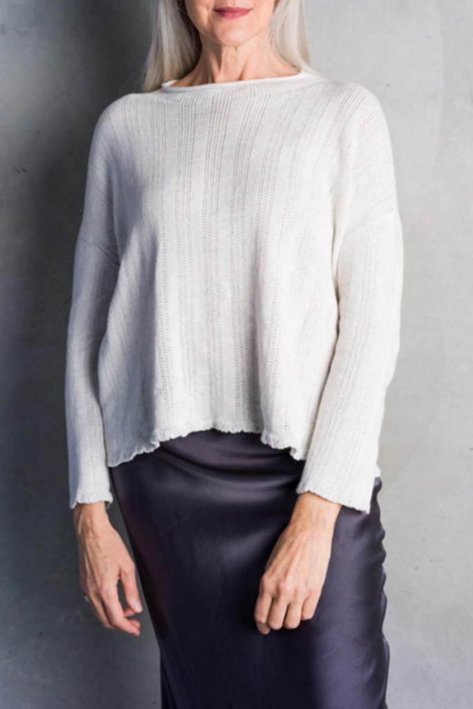Luna Gallery Cotton Textured Rib Jumper – Est Australia Pty Ltd
