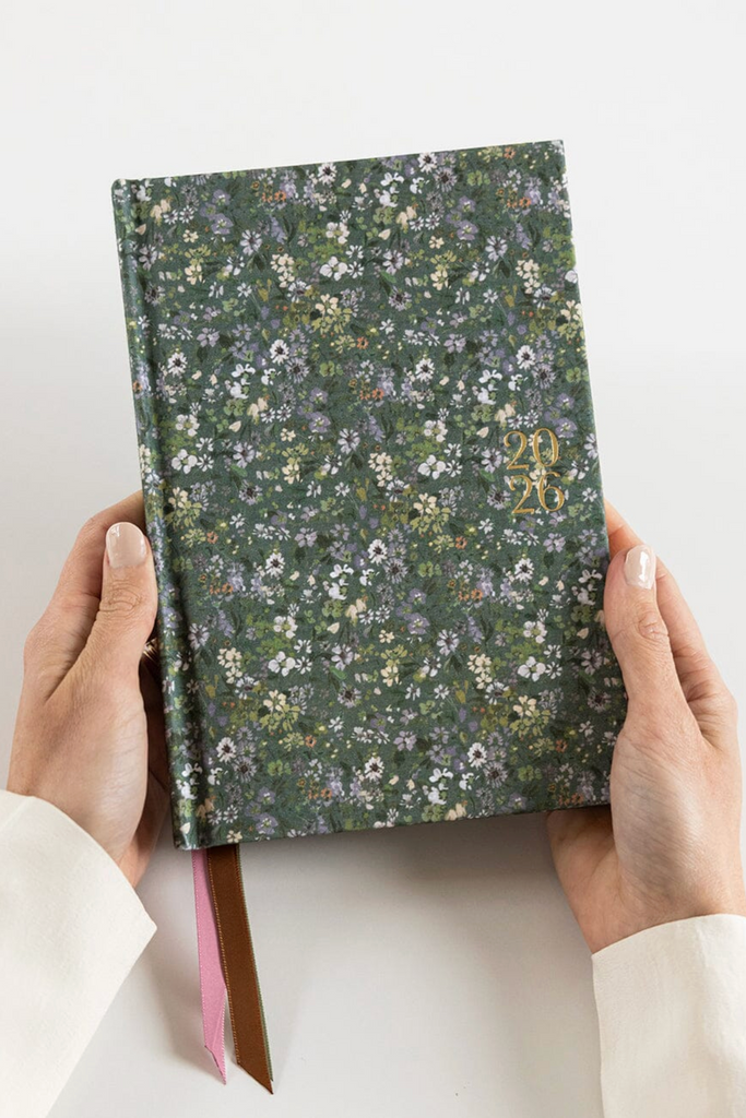 Bespoke letterpress 2026 Linen Bound Planner – Est Australia Pty Ltd