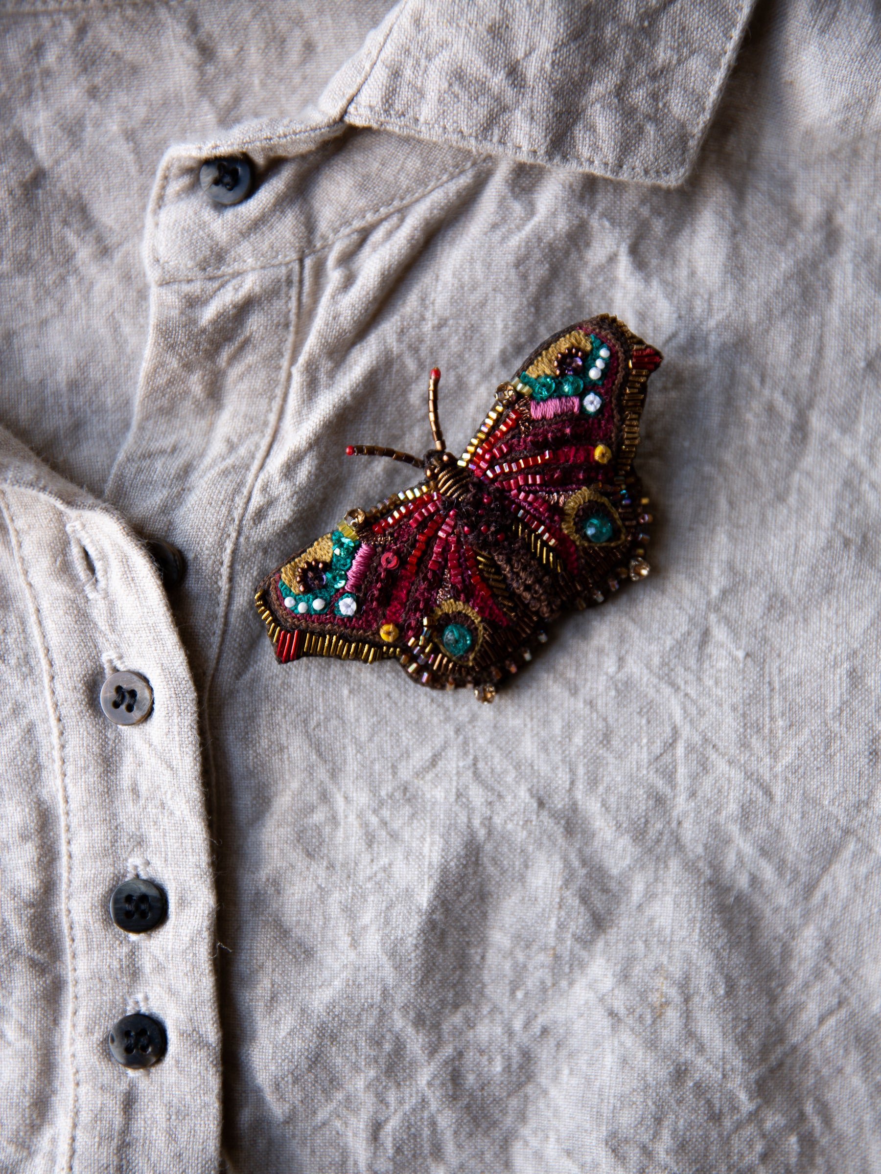 Hand Embroidered Pins (Assorted) – Est Australia Pty Ltd