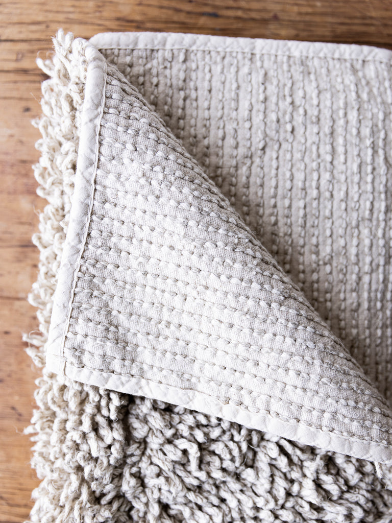 Belgian Textured Linen Bath Rug – Est Australia Pty Ltd